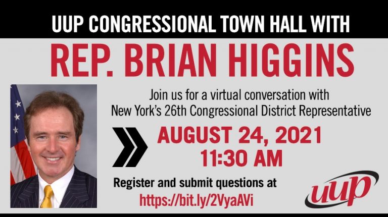 August 24th Town Hall with Representative Brian Higgins (D-26th ...